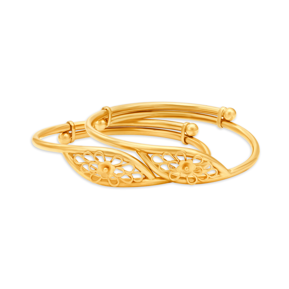 Buy Chic Gold Bangle For Kids at Best Price | Tanishq Singapore Online ...