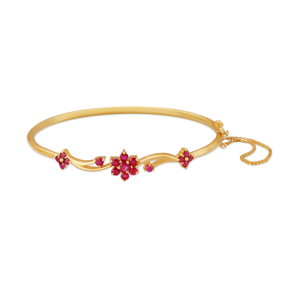 Buy Enticing Ruby Bangle at Best Price | Tanishq Singapore Online Store