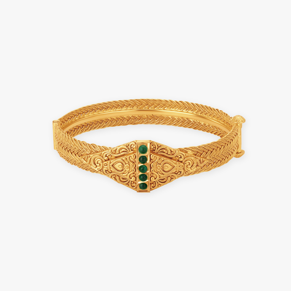 Buy Braided Ramappa Bangle at Best Price | Tanishq Singapore Online Store
