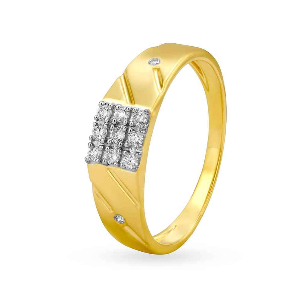 Buy Contemporary Box 7 Stone Diamond Ring for Men at Best Price ...