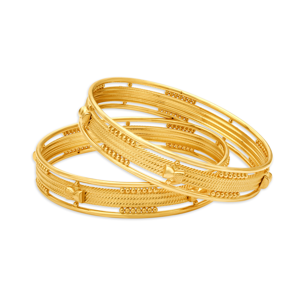 Buy Opulent Simple Bangle at Best Price | Tanishq Singapore Online Store